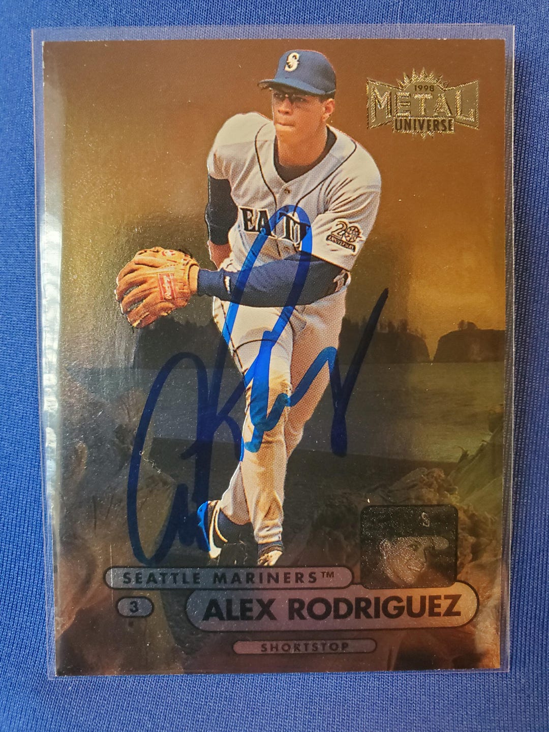 Alex Rodriguez Authentic Hand Signed Baseball Card HOF Autographed New ...