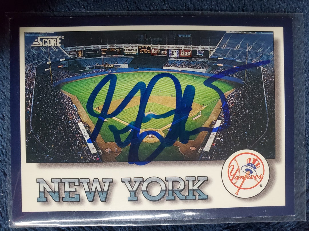 George Steinbrenner Authentic Hand Signed 1993 Topps Baseball Card ...
