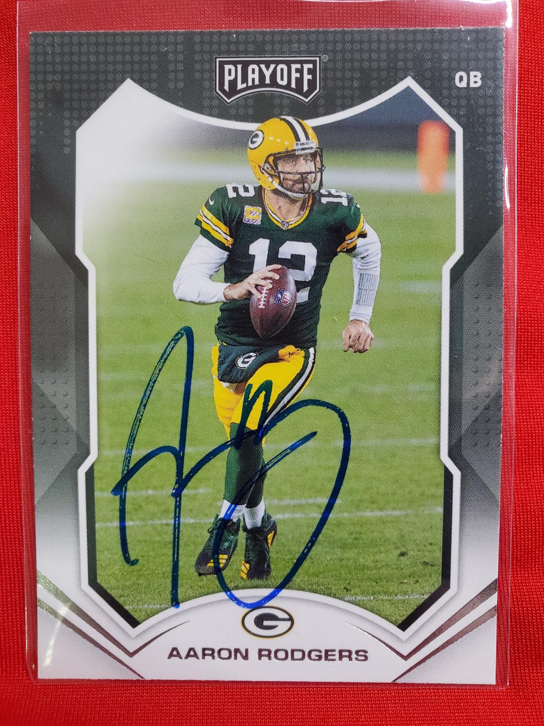 Aaron Rodgers Authentic Hand Signed 2021 Panini Card Autographed Future ...