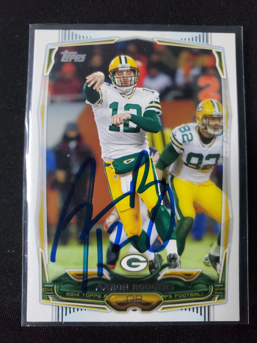 Aaron Rodgers Authentic Hand Signed 2014 Topps Card Autographed Future ...