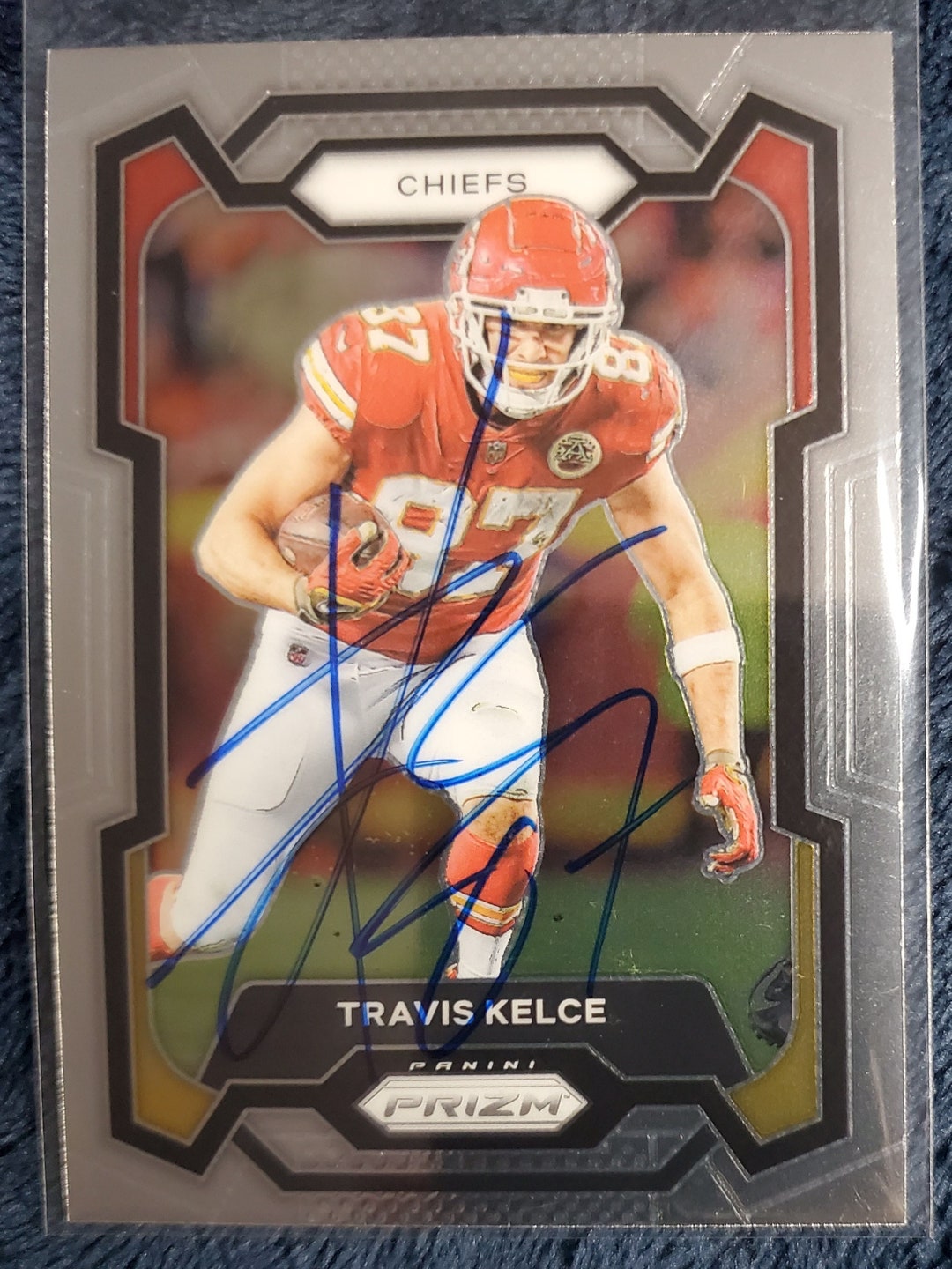 Travis Kelce Authentic Hand Signed 2023 Card Autographed Future HOF ...