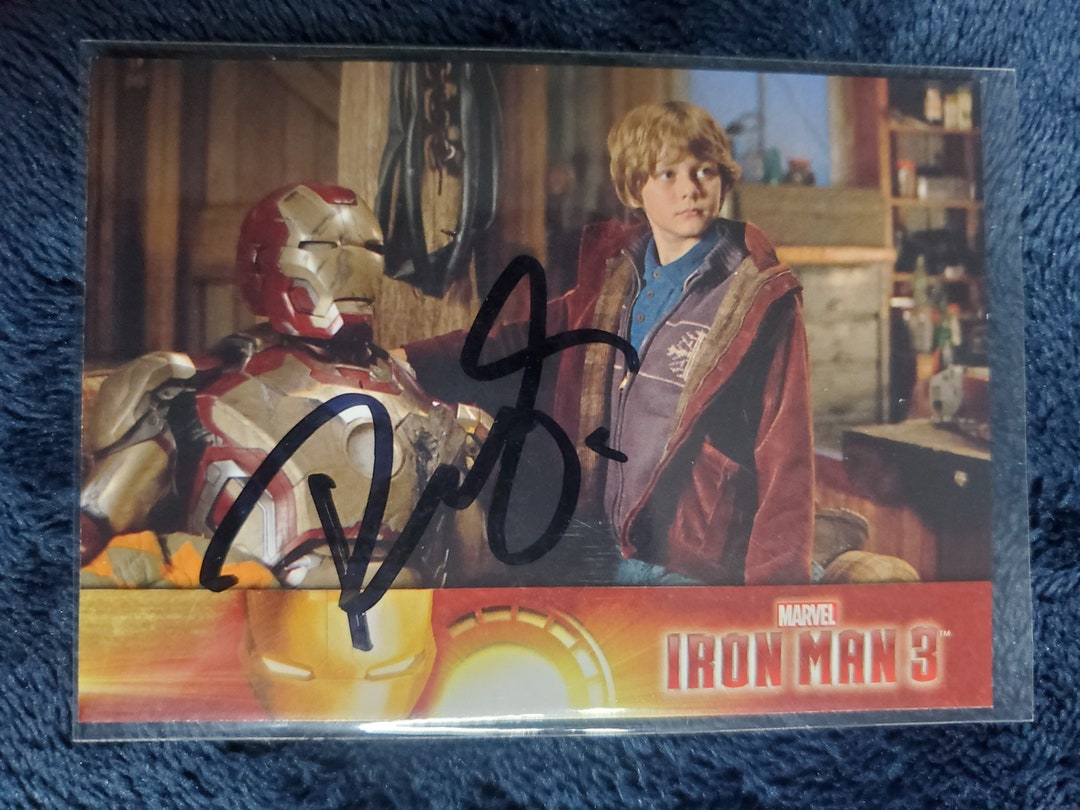 Robert Downey Jr Iron Man Card Autographed Original Hand Signed Marvel ...