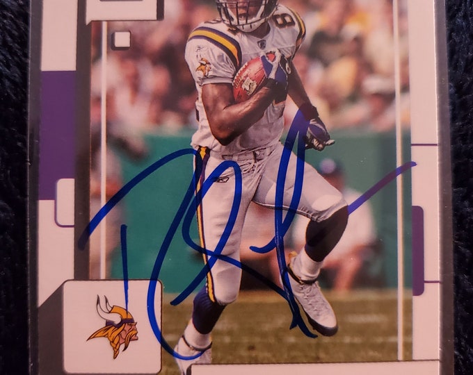 Randy Moss Authentic Hand Signed 202 Panini Donruss Football Card ...
