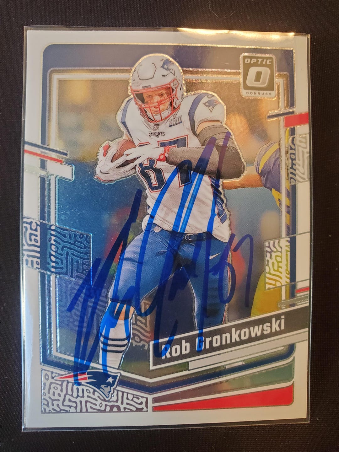 Rob Gronkowski Authentic Hand Signed 2023 Optic Football Card ...