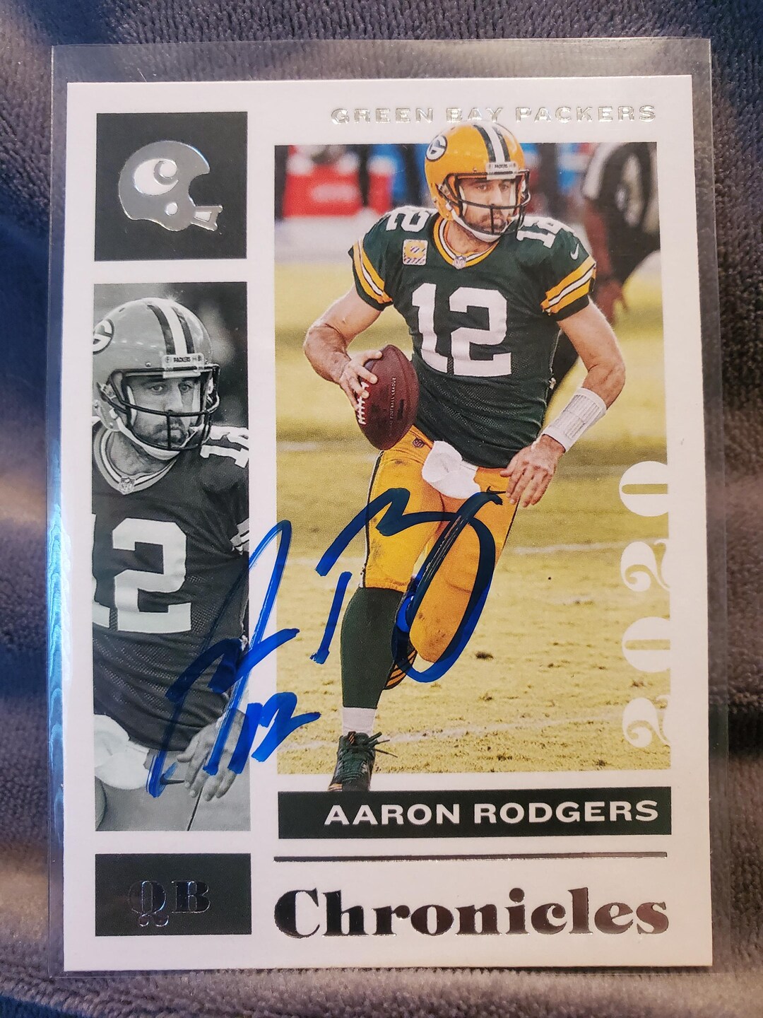 Aaron Rodgers Authentic Hand Signed 2020 Panini Card Autographed Future ...
