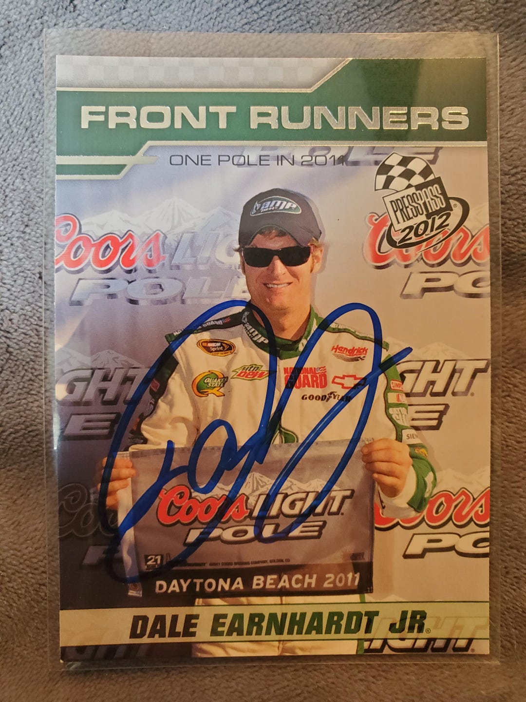 Dale Earnhardt Jr Authentic Hand Signed 2012 Press Pass Racing Card ...