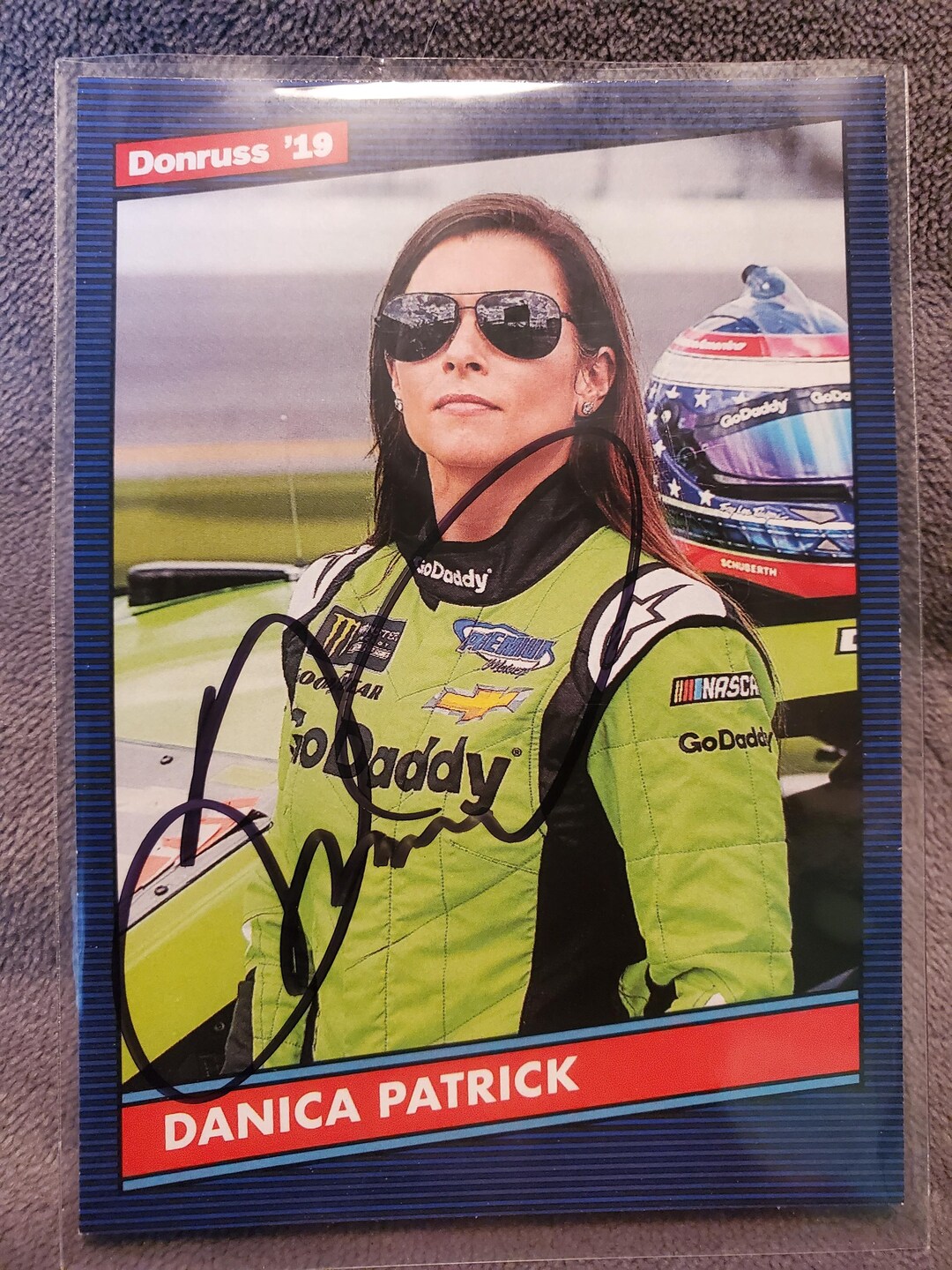 Danica Patrick Authentic Hand Signed 2019 Donruss Racing Card Future ...