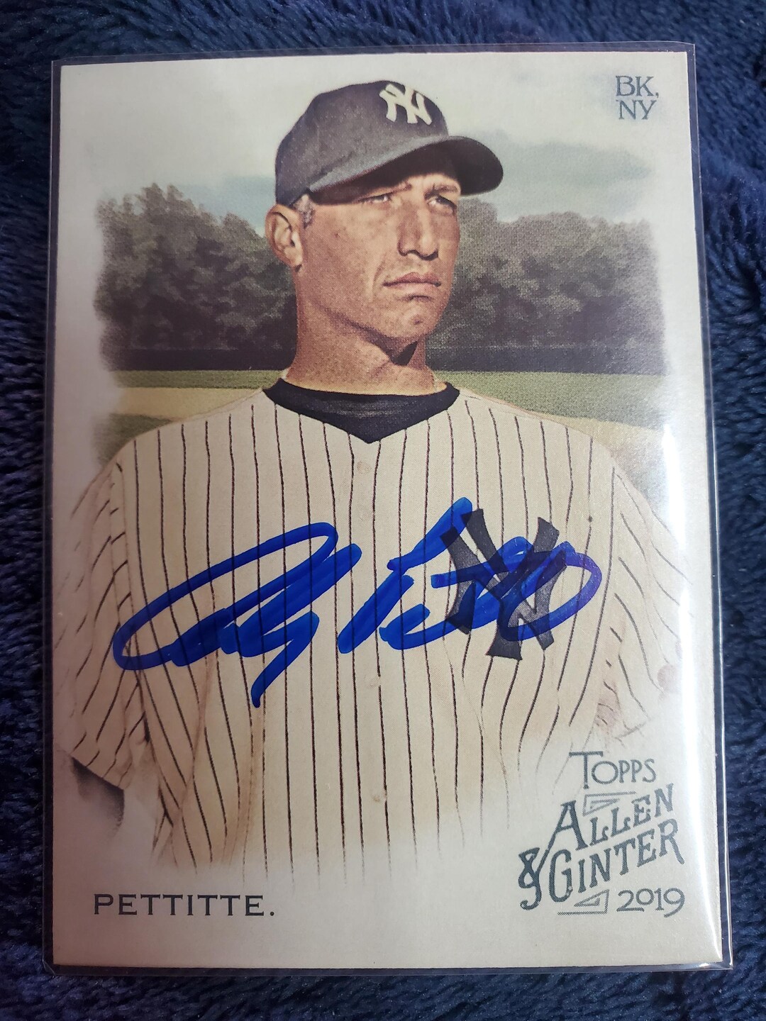 Andy Pettitte Authentic Hand Signed 2019 Topps Baseball Card ...
