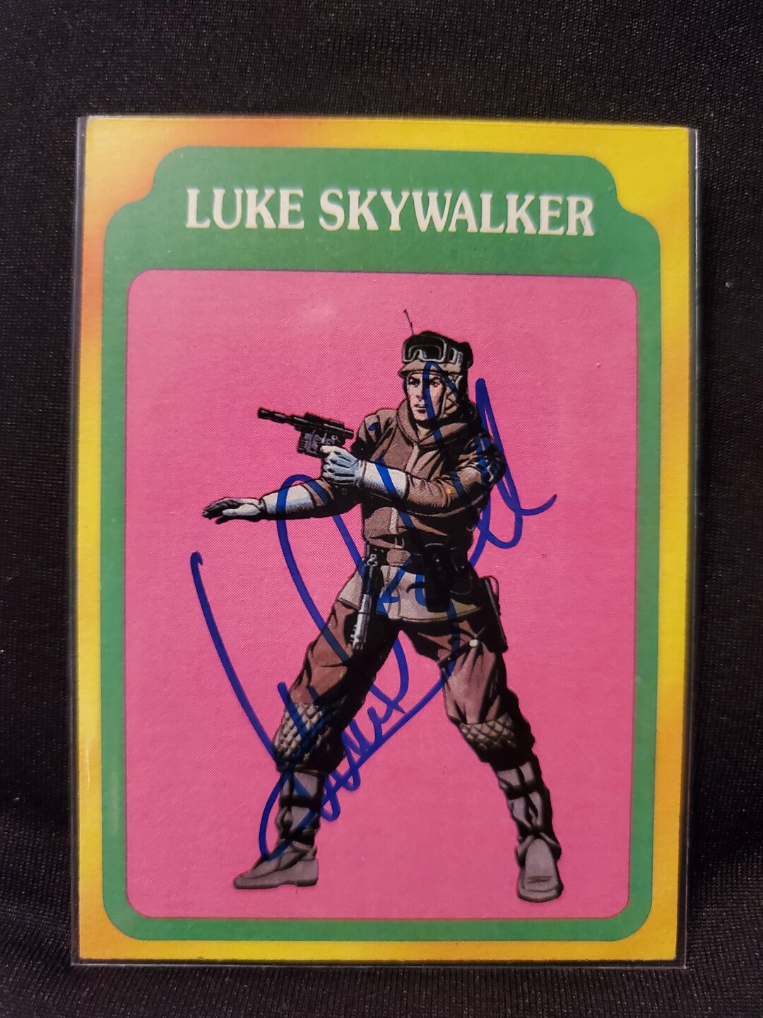 Mark Hamill Hand Signed Original Star Wars the Empire Strikes Back Card ...