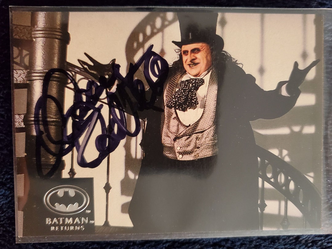 Danny Devito Original Authentic Signed Batman Returns Card Autographed ...