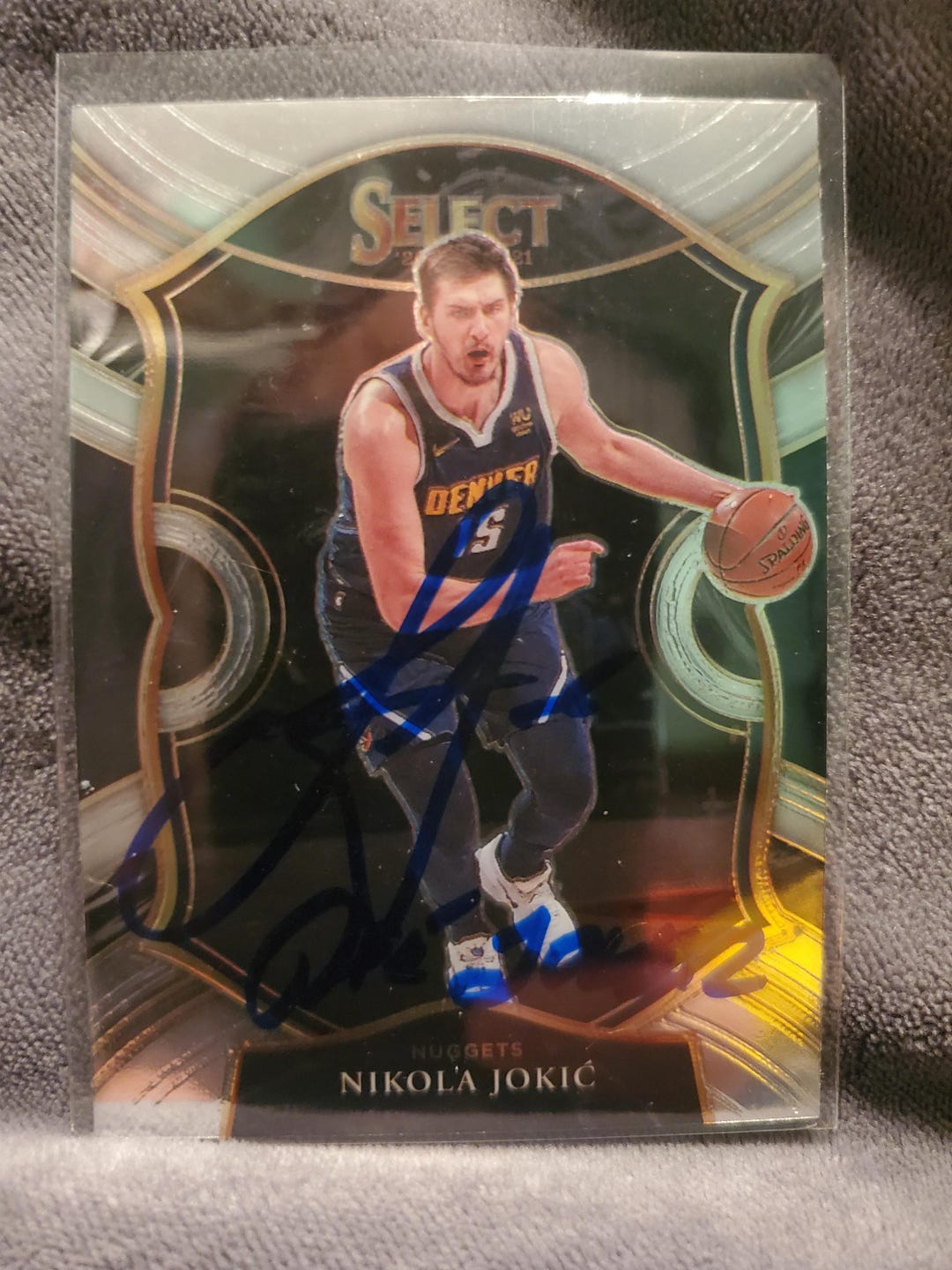 Nikola Jokic Authentic Hand Signed Panini Select Basketball Card ...