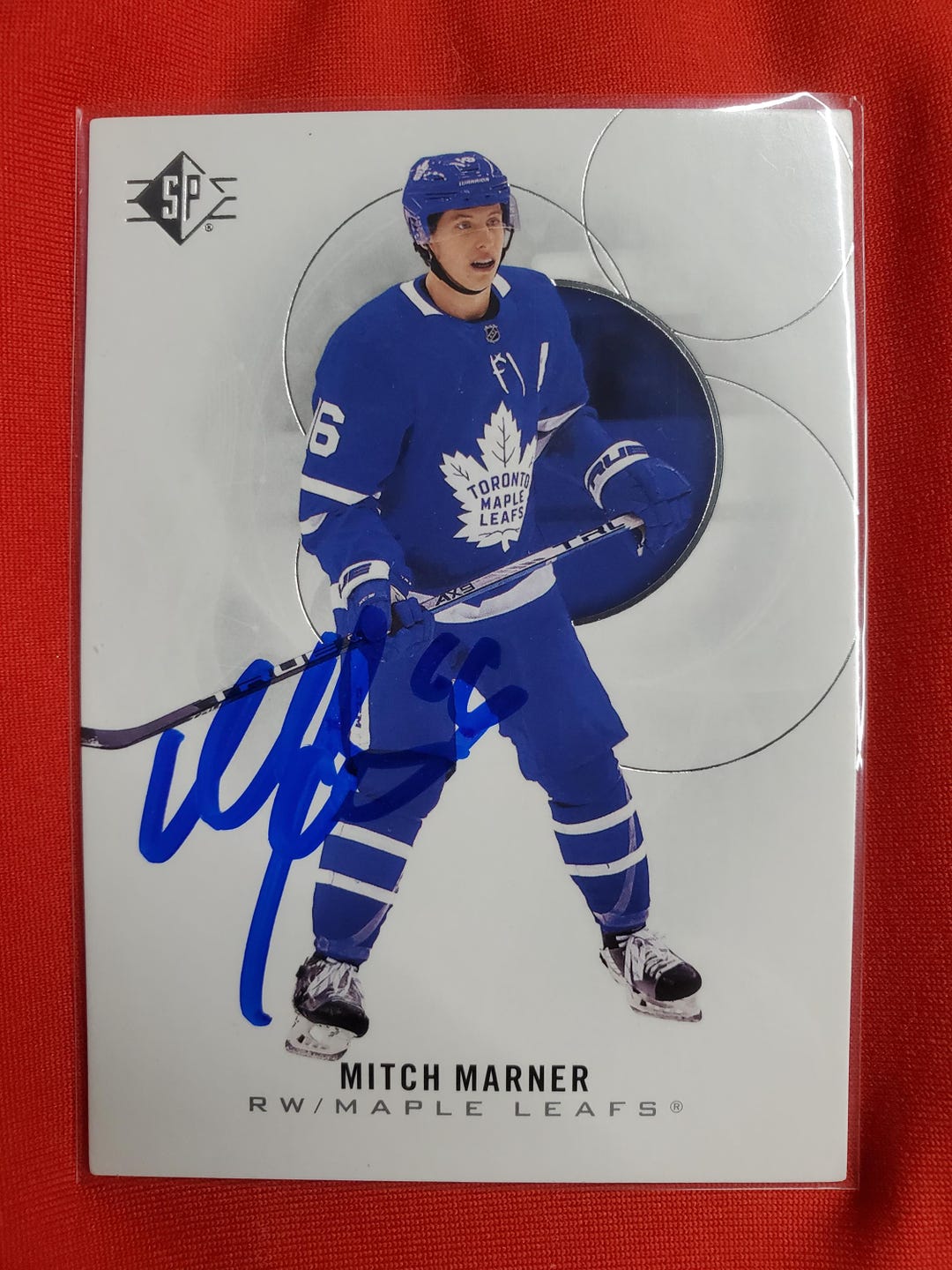 Mitch Marner Authentic Hand Signed 2020 SP Authentic Card Autographed ...