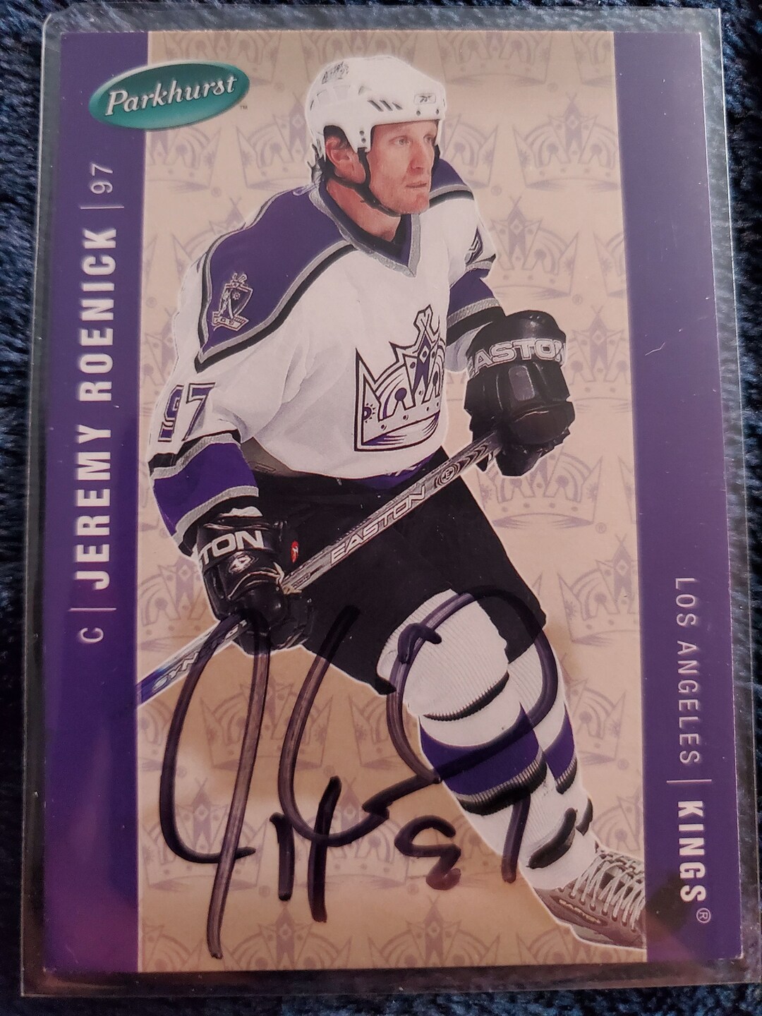 Jeremy Roenick Authentic Hand Signed 2005 Upper Deck Card Autographed ...