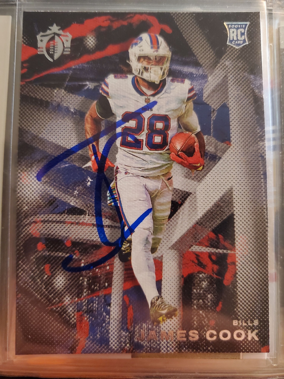 James Cook Authentic Hand Signed Panini Rookie Card Buffalo Bills ...