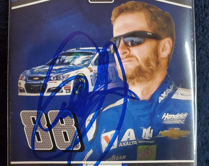 Dale Earnhardt Jr Authentic Hand Signed 2016 Donruss Race Kings Card ...