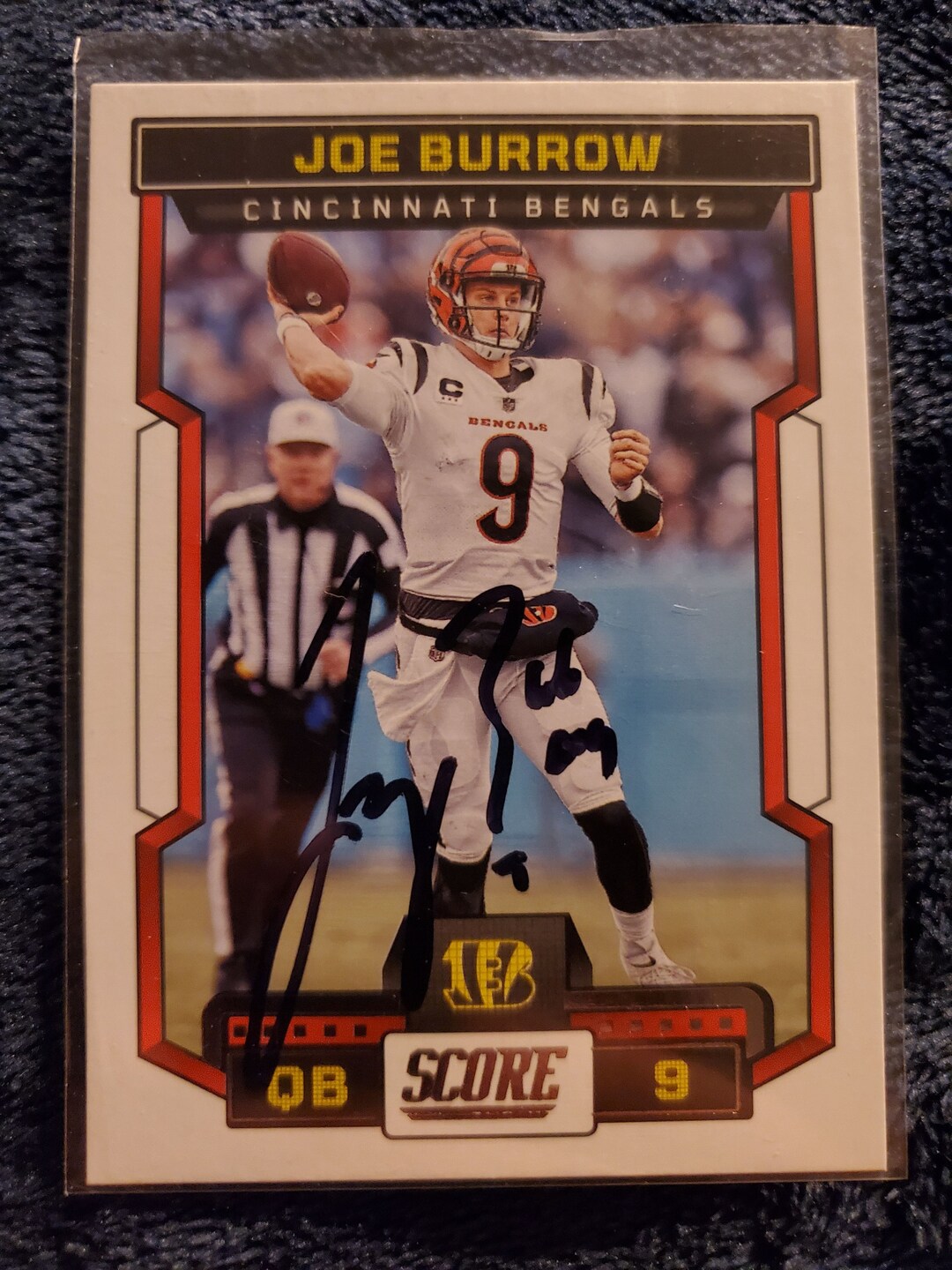 Joe Burrow Authentic Hand Signed 2022 Score Football Card Rare - Etsy