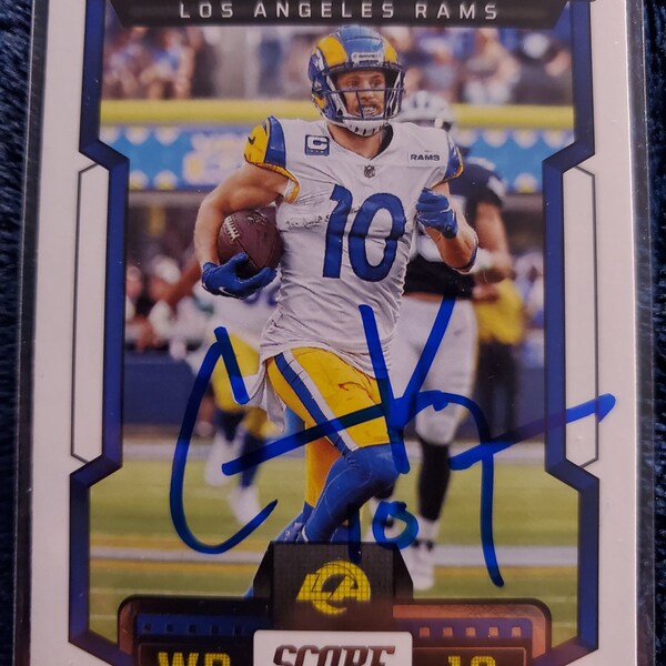 Signed Football Card - Etsy