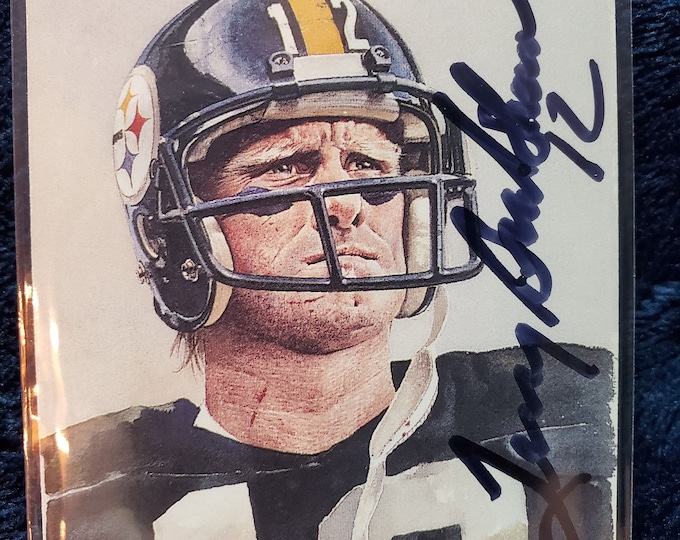 Terry Bradshaw Authentic Hand Signed 1990 Pro Set Card Autographed HOF ...