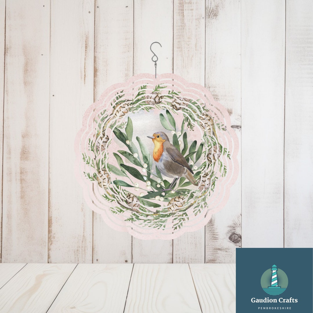 Robin Wind Spinner: Welsh Garden Decor, 8 Inch - Etsy