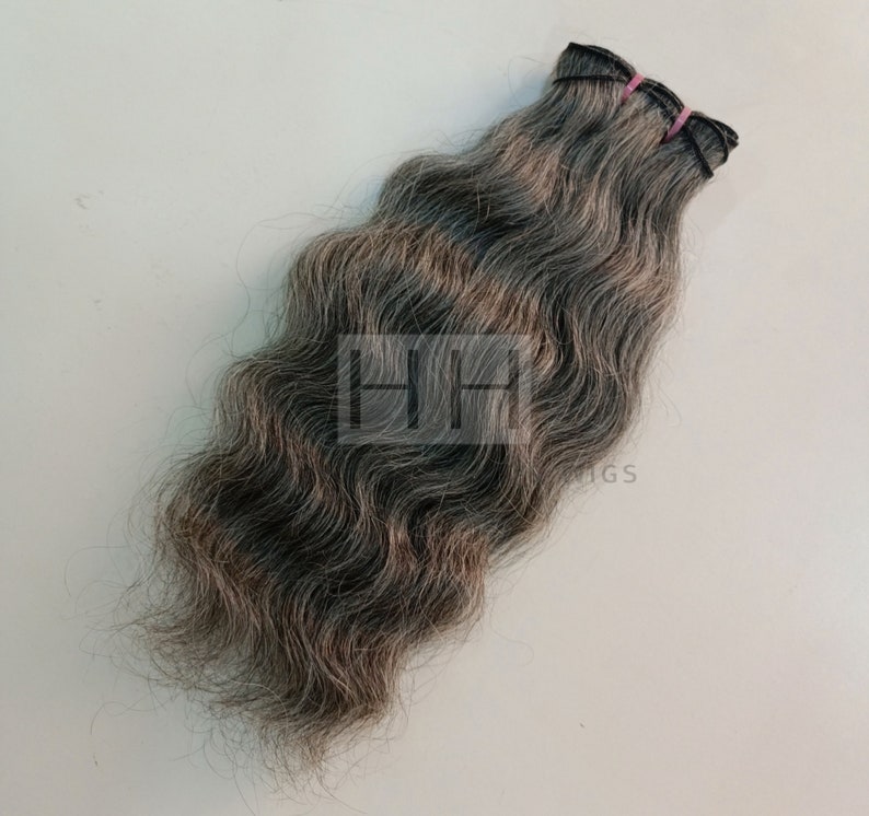Raw Indian Grey Weaves Combo - Unprocessed Authentic Grey Human Hair 3 ...