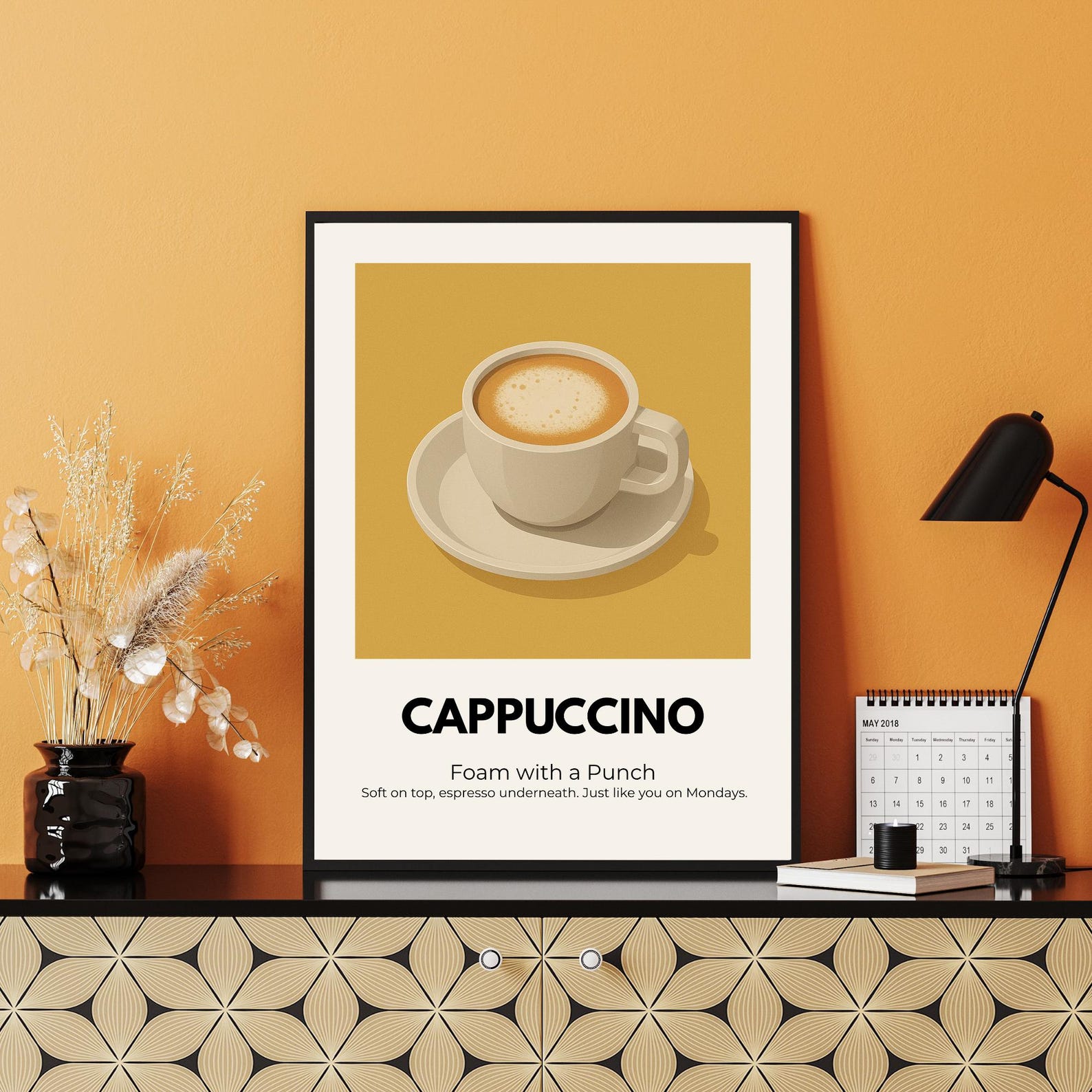 12 Minimalist Coffee Wall Art Set, Suitable for Home & Coffee, Digital ...