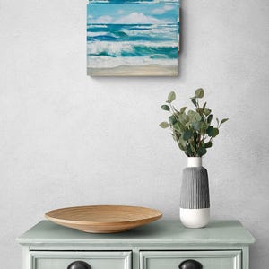 Windy Sea, Original Oil Painting, Seascape, Abstract, Modern Art, Wall ...