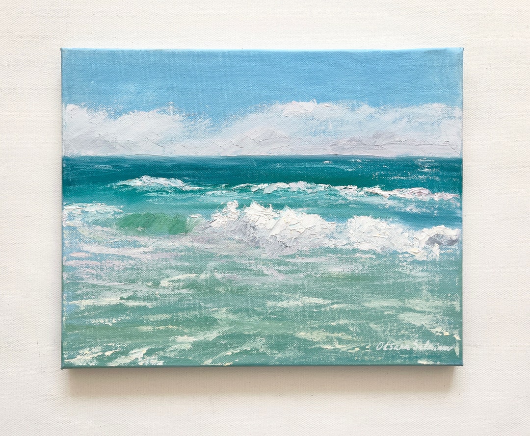 Eternal Sea Original Oil Painting Seascape Contemporary - Etsy