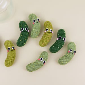 Christmas Pickle in Santa Hat Crochet Pattern Funny Pickle Christmas ...
