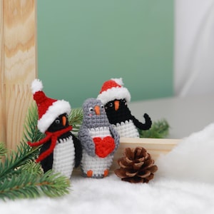 Crochet Fidget Toy With Clicky Hair Clip Inside, Amigurumi Christmas ...