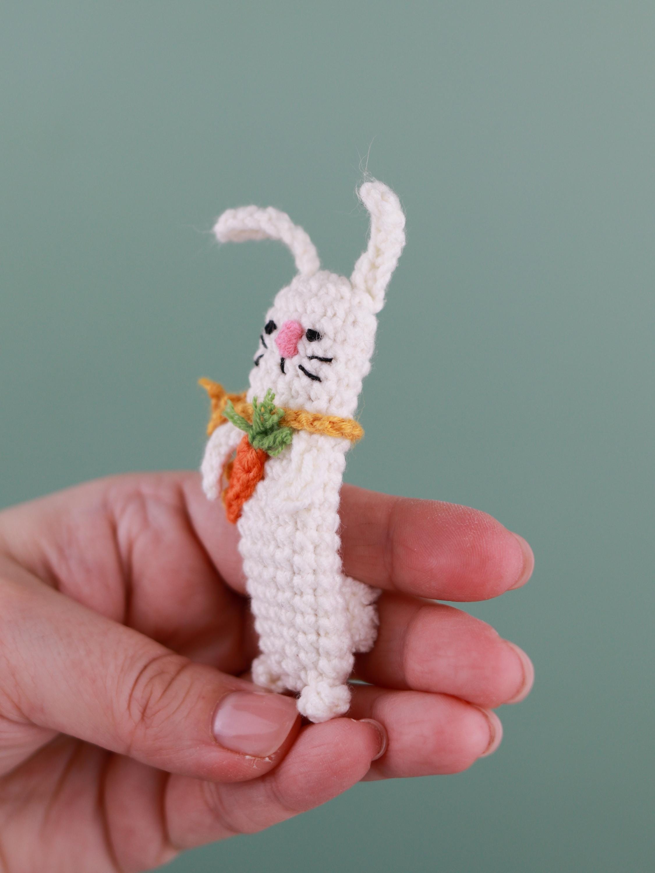 Crochet Bunny Fidget Clicker Toy Pattern PDF, Positive Pocket Friend ...