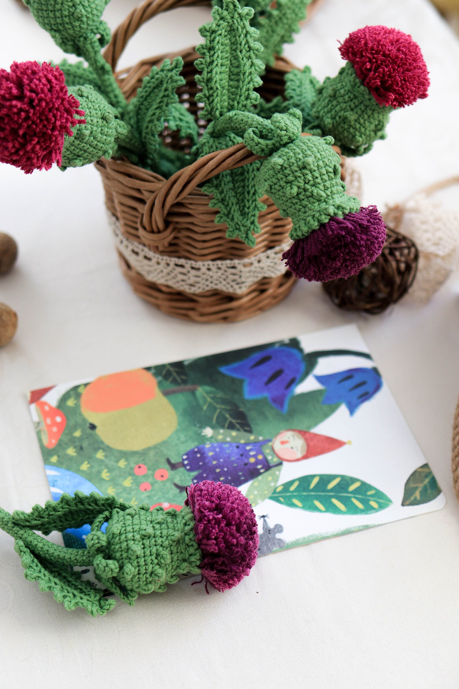 Thistle Cardo Artichoke Crochet Flower PDF Pattern - Etsy