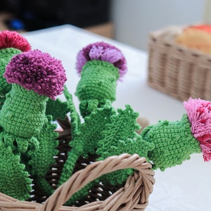 Thistle Cardo Artichoke Crochet Flower PDF Pattern - Etsy