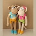 Crochet Pattern Monkey Funny Monkey PDF Amigurumi Tutorial - Etsy