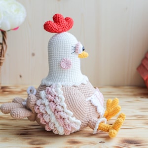 Amigurumi Hen Crochet Pattern – DIY Chicken Toy, Easter Decor (PDF ...