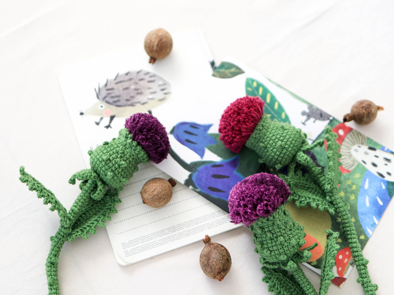 Thistle Cardo Artichoke Crochet Flower PDF Pattern - Etsy
