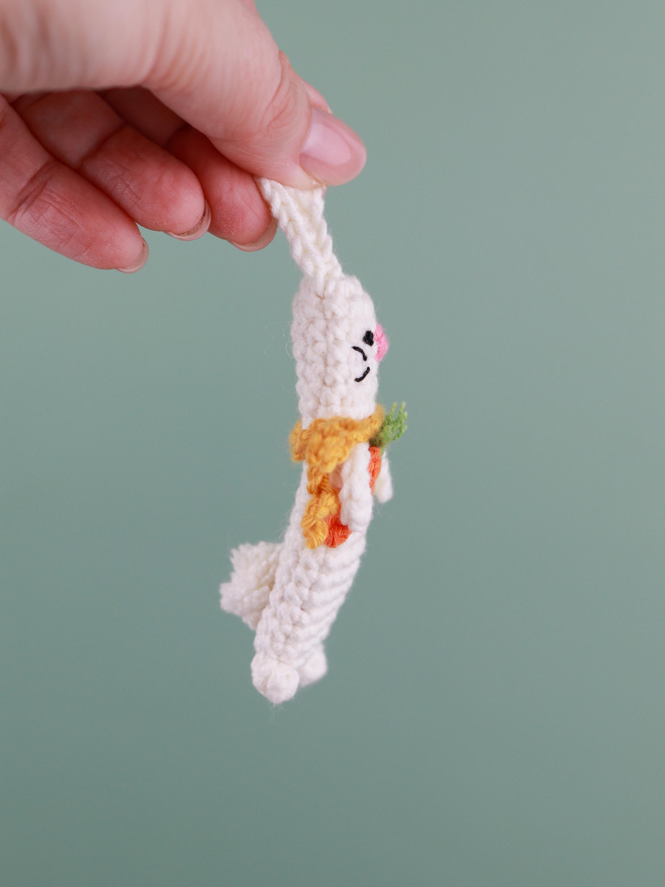 Crochet Bunny Fidget Clicker Toy Pattern PDF, Positive Pocket Friend ...