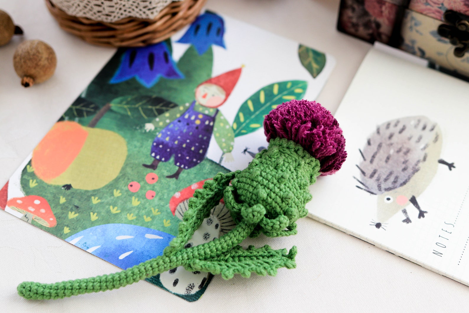 Thistle Cardo Artichoke Crochet Flower PDF Pattern - Etsy