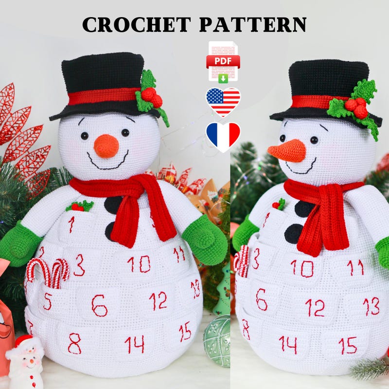 Free Patterns for Snowman - Etsy