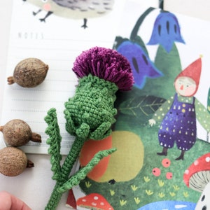 Thistle Cardo Artichoke Crochet Flower PDF Pattern - Etsy