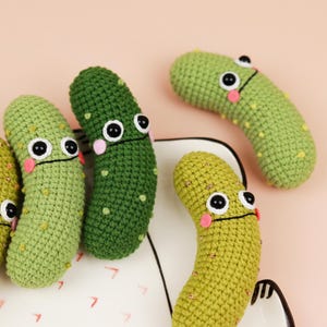 Christmas Pickle in Santa Hat Crochet Pattern Funny Pickle Christmas ...
