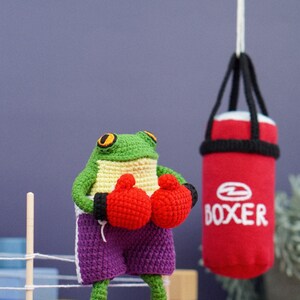 Boxing Outfit for the Frog, Crochet Pattern, PDF Tutorial, Sports ...