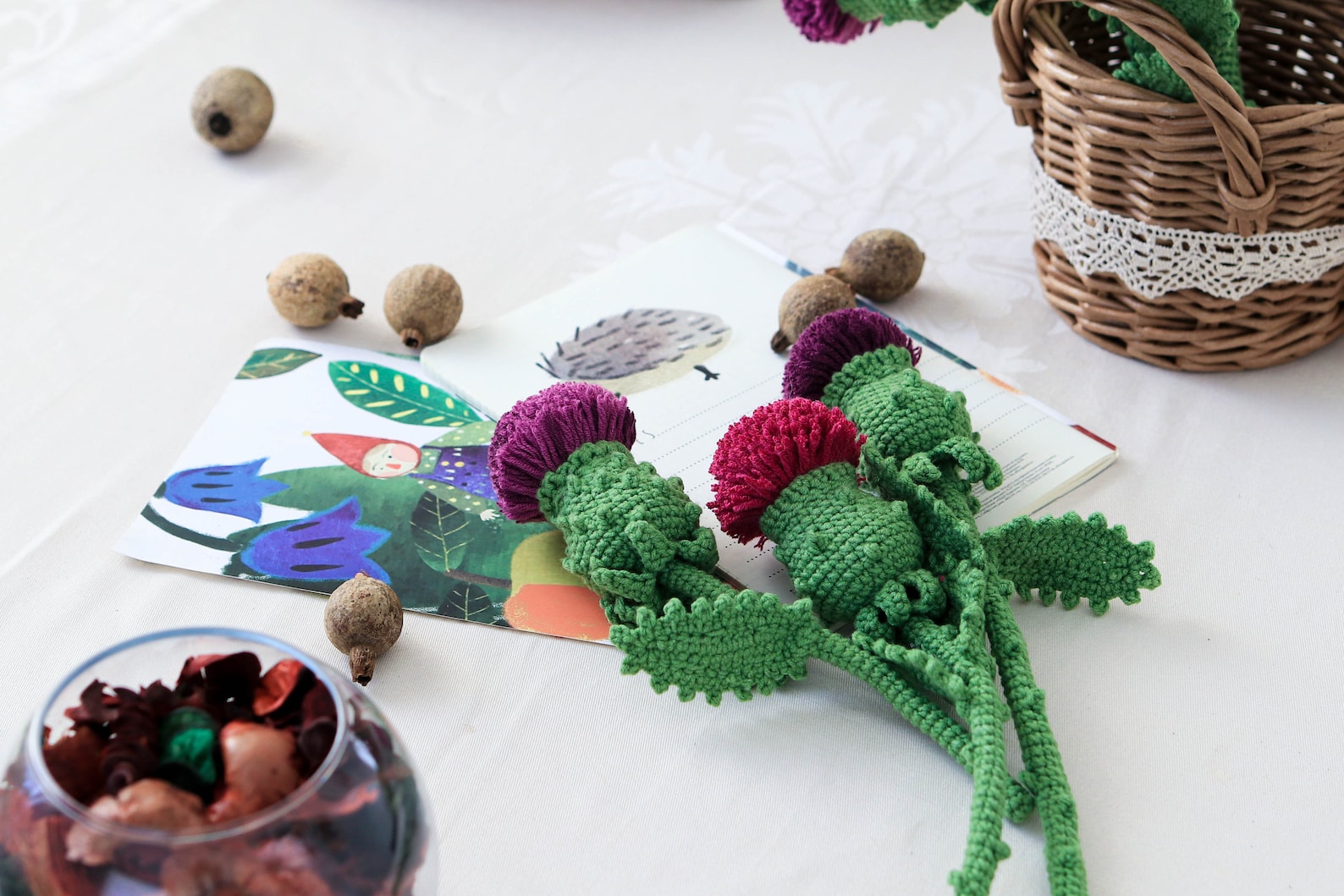 Thistle Cardo Artichoke Crochet Flower PDF Pattern - Etsy