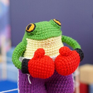 Boxing Outfit for the Frog, Crochet Pattern, PDF Tutorial, Sports ...