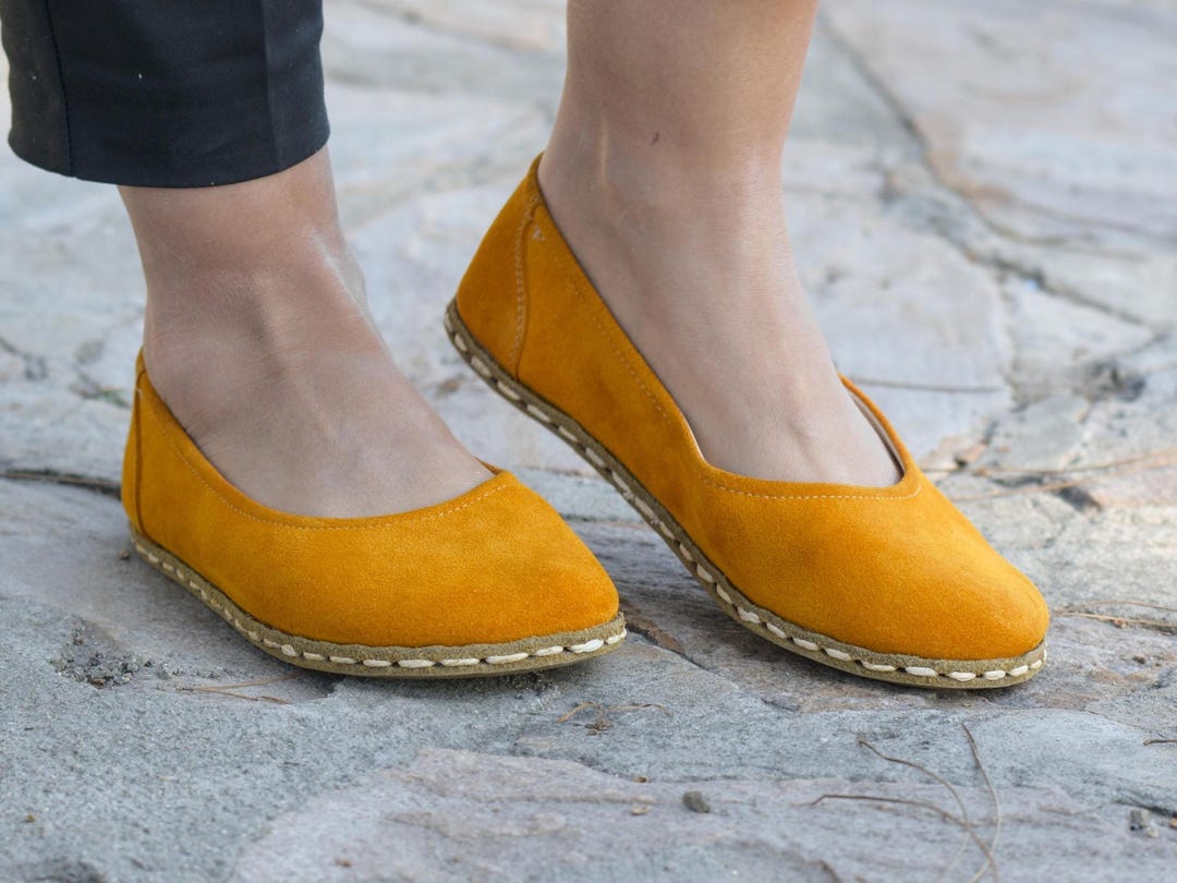 Barefoot Grounding Shoes Women, Copper Rivet Earthing, Suede Genuine ...