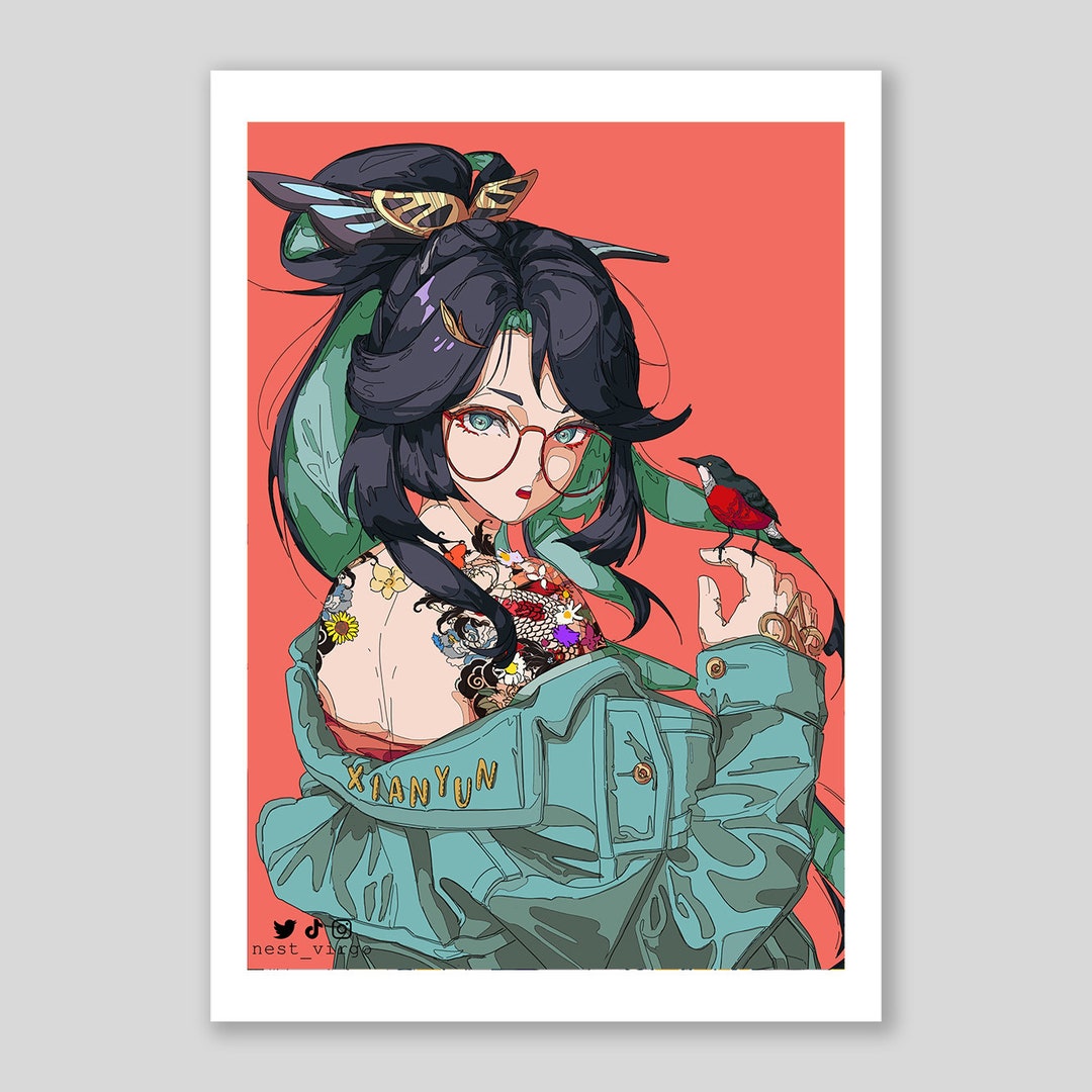 Kaeya Genshin Impact Fanart Illustration A5 - Etsy Canada