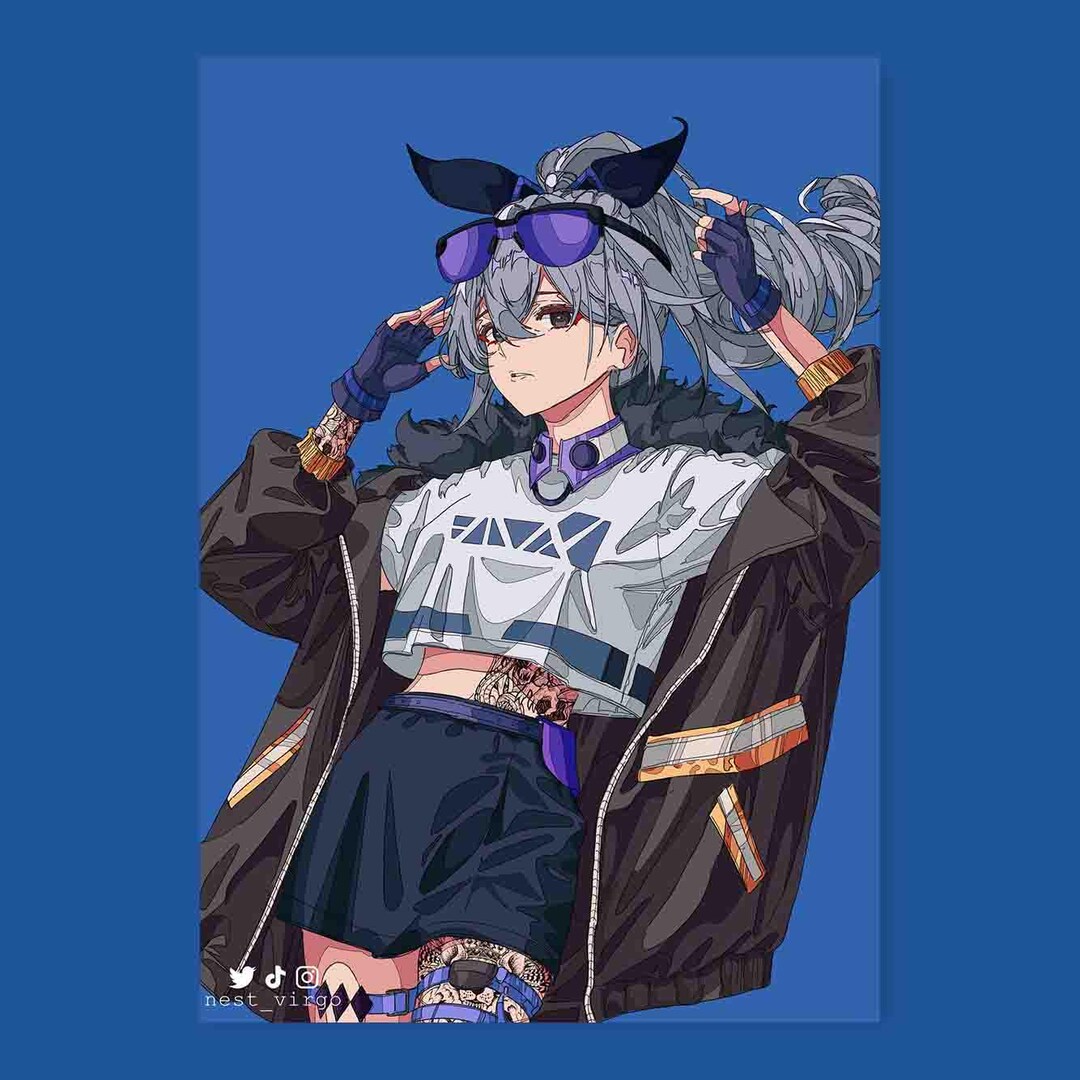 Silver Wolf Honkai Star Rail Fanart Illustration - Etsy