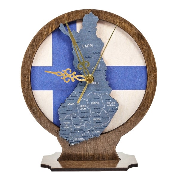 Wooden Flag Clock - Etsy