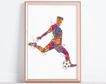 Womens Football Poster - Etsy