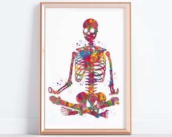 Yoga Anatomy Poster - Etsy