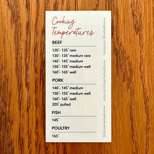 Kitchen Cooking and Baking Conversions Magnet - Measurement Conversions ...
